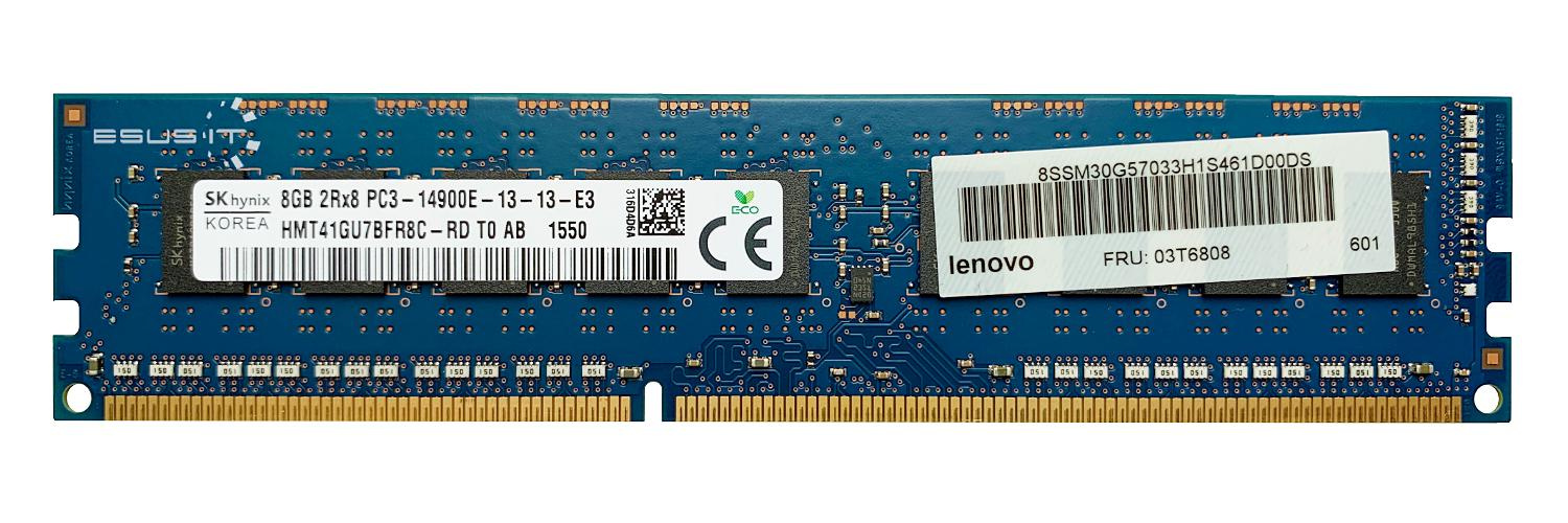 RAM memória 1x 8GB Hynix ECC UNBUFFERED DDR3 2Rx8 1866MHz PC3-14900 UDIMM | HMT41GU7BFR8C-RD ...